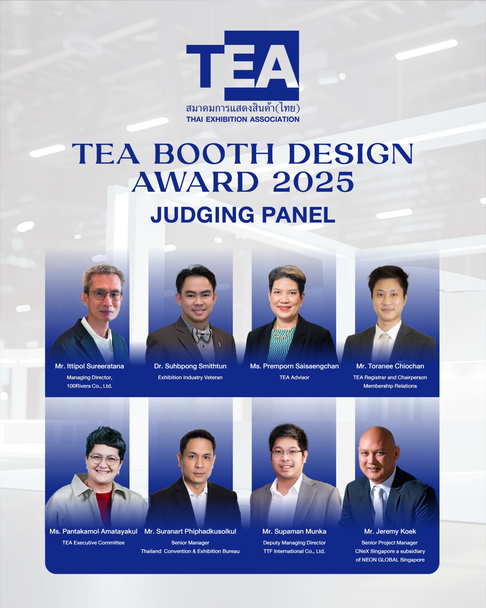 TEA Booth Design Award 2025 กรรมการตัดสิน - Thai Exhibition Association ...